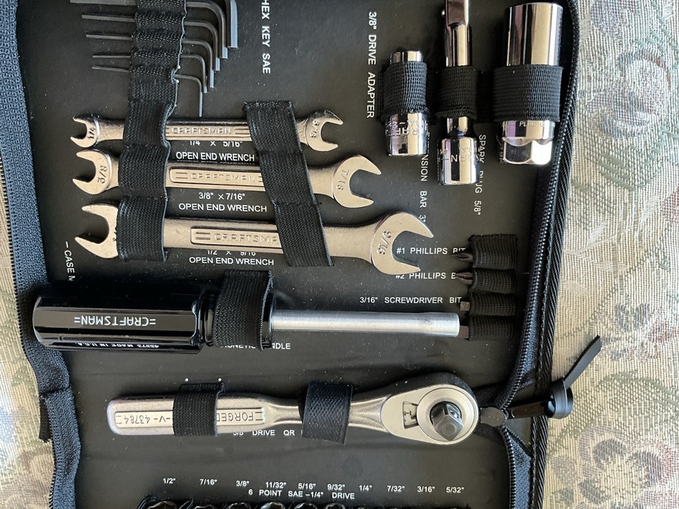 NOS CRAFTSMAN 53 PC TOOL SET METRIC SAE#33853 MADE IN USA 1990s | eBay