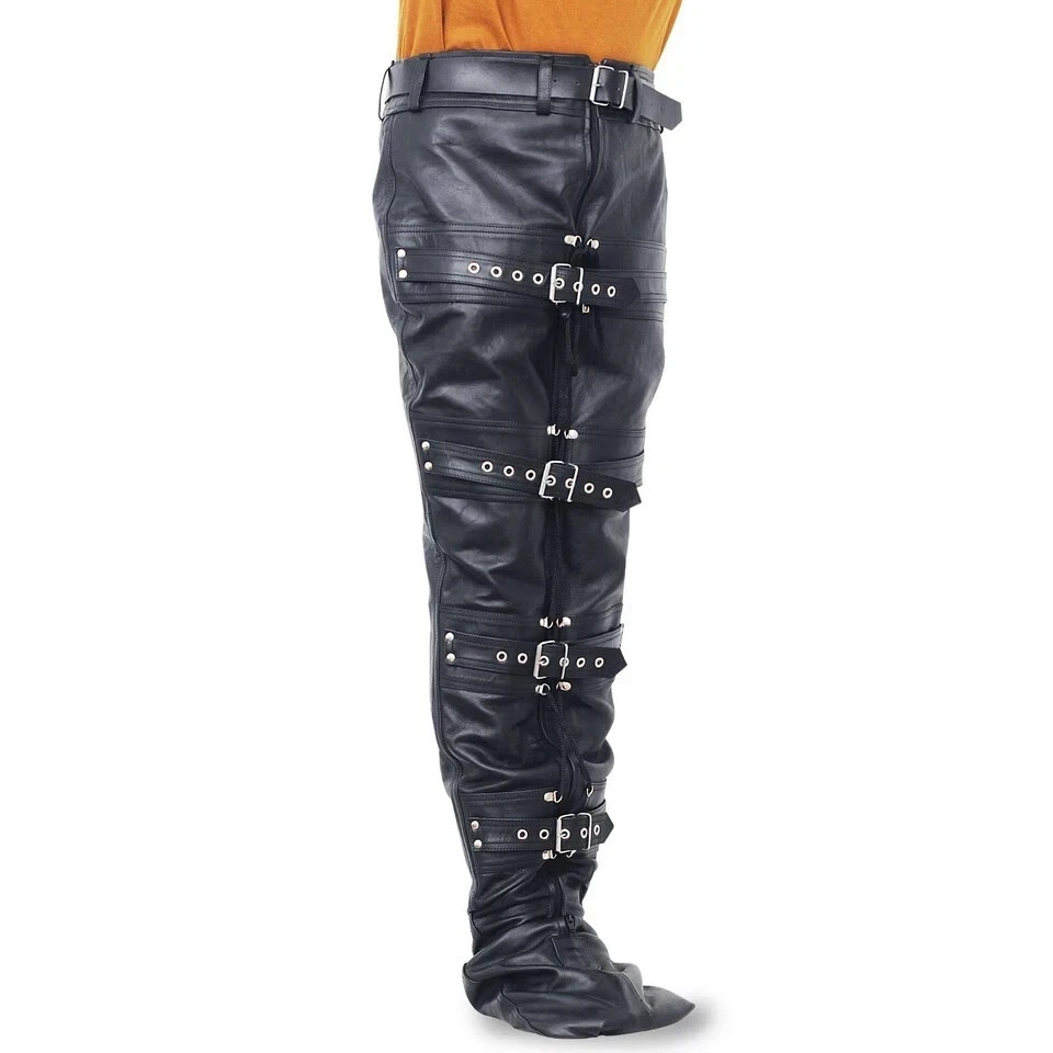 Bondage Leather Leg Binder Sack Restraint Sexy Mermaid Adult Body ...
