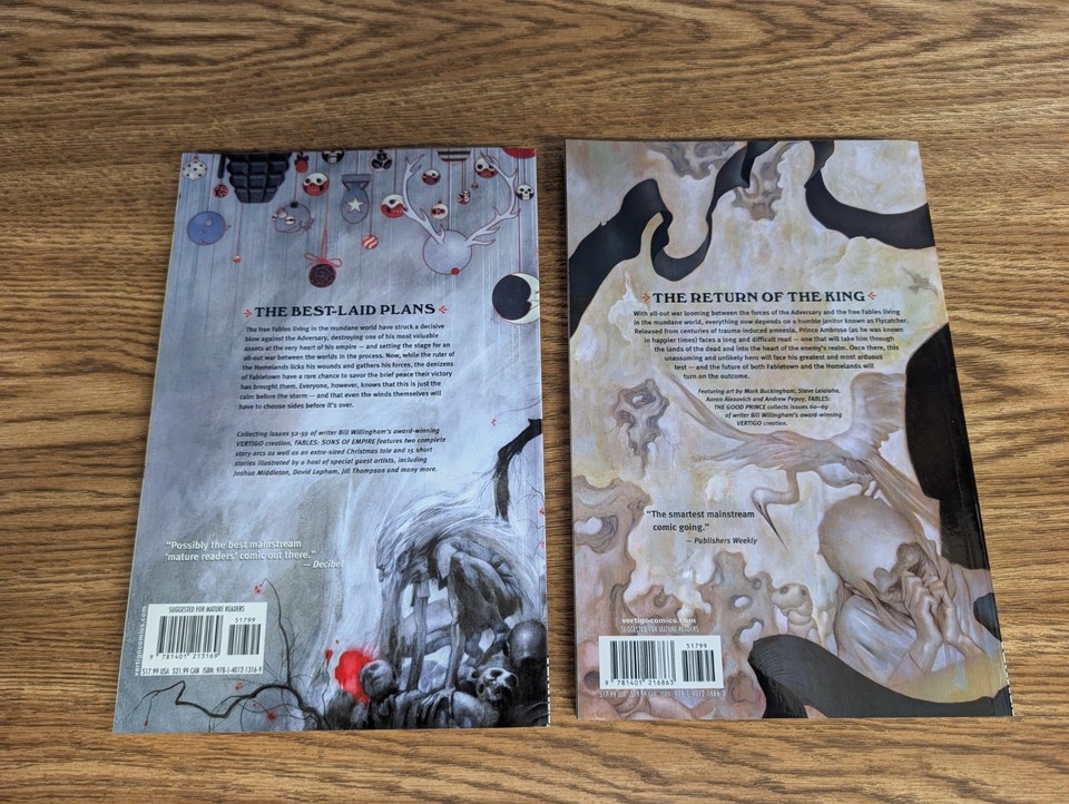 Fables Lot Vol 1-22 | Complete Series | Bill Willingham | DC Vertigo Comic 2002 | eBay