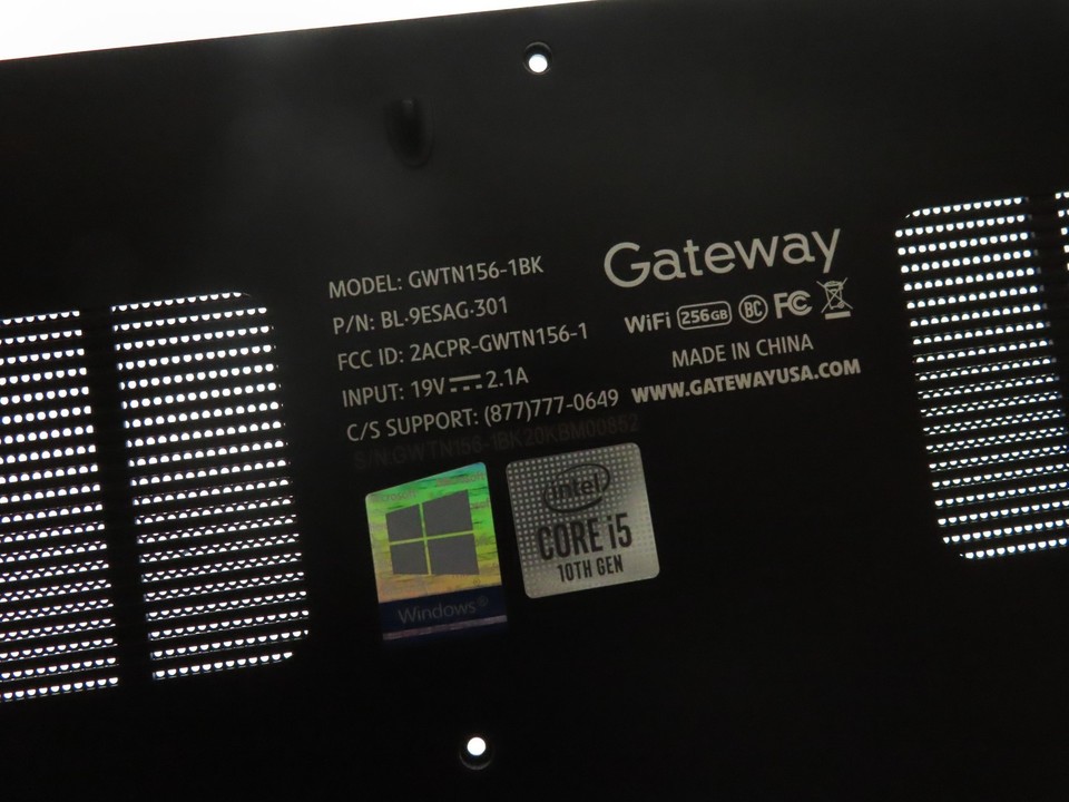 Gateway GWTN156-1BK 15.6" Genuine Laptop Bottom Base Case Cover | eBay