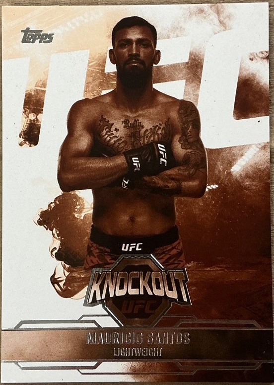 2025 Topps UFC Knockout - Mauricio Santos #18 Sepia (RC) for sale ...