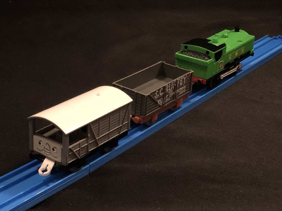 VTG RARE Thomas & Friends Tomy Trackmaster Duck With Scruffey & Toad ...