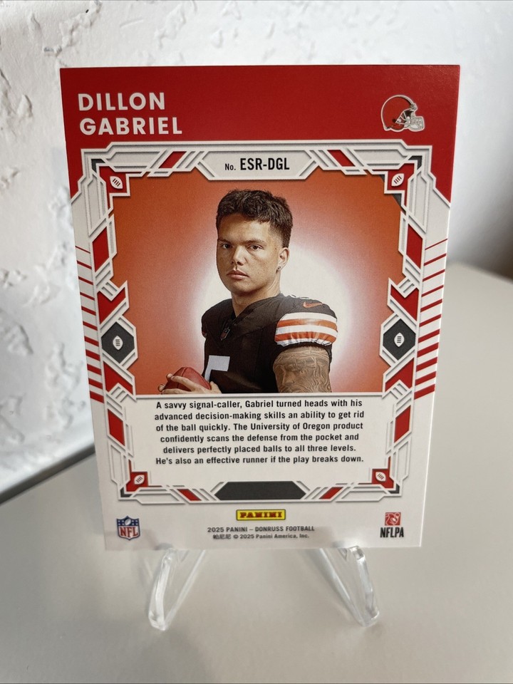 2025 Panini Donruss Dillon Gabriel Elite Series Rookie RC #151 ...