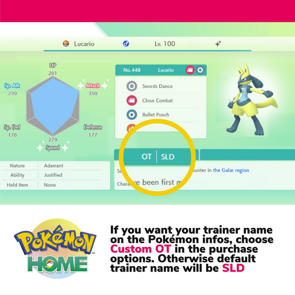 Pokémon HOME Shiny Living Dex Complete Sword Shield & DLC 6 IV Pokedex ...