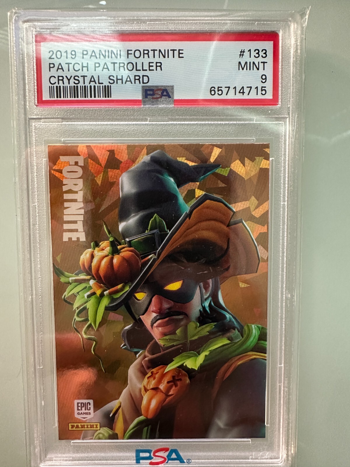 2019 PANINI FORTNITE SERIES 1 PATCH PATROLLER #133 CRYSTAL SHARD USA ...