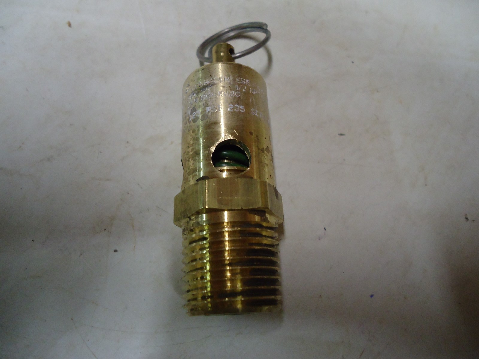 R CONRADER CRNOG6391.C2 RELIEF VALVE 1/2" NPT, 125 PSI, 235SCFM "NEW ...