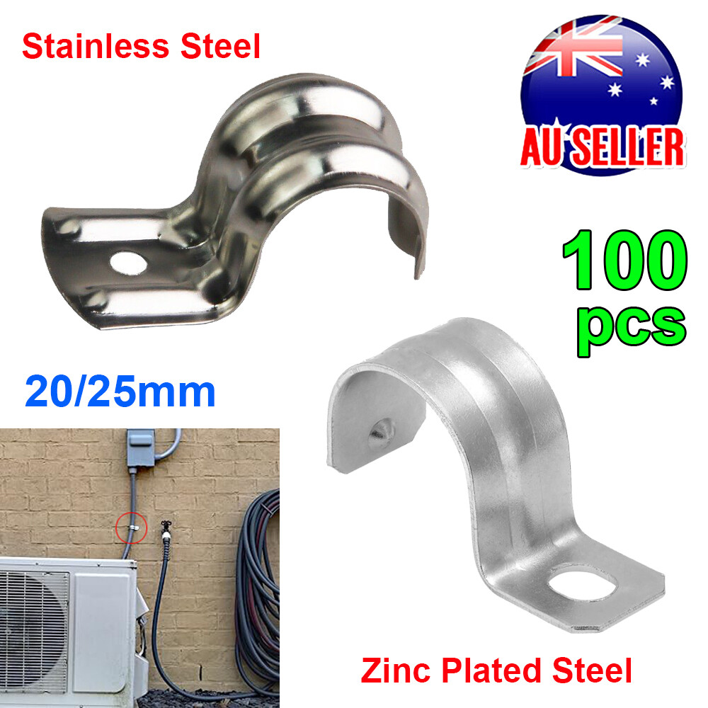 AU 20mm 25mm Half Saddle Clips Clamps for Rigid Conduit PVC Electrical ...