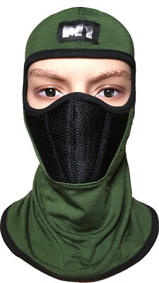 M1 Full Face Cover Balaclava Protection Cycling Biker Filter Mask Plain ...