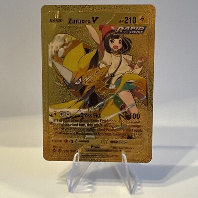 Pokémon Zeraora V TG16/TG30 Rapid Strike Gold Foil Card -NM/LP- | eBay