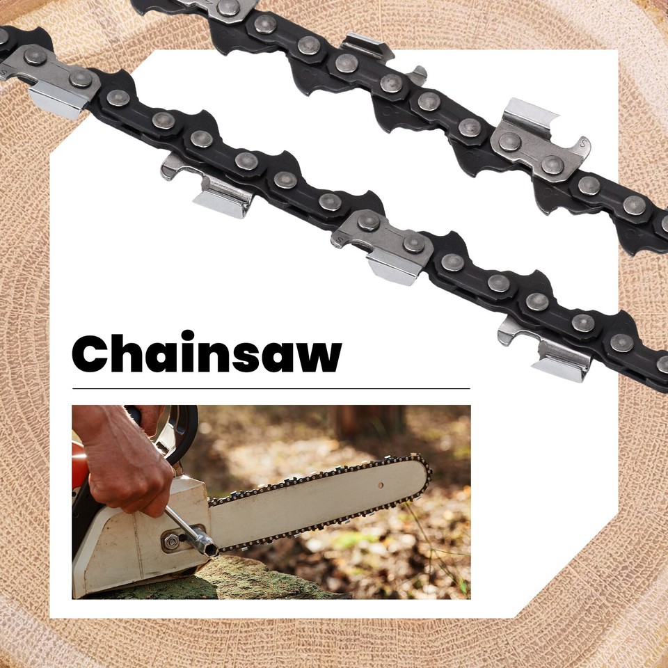 3PCS 20" inch 3/8"-050-72DL Chainsaw Saw Chain Blade 3/8"LP .050 Gauge ...