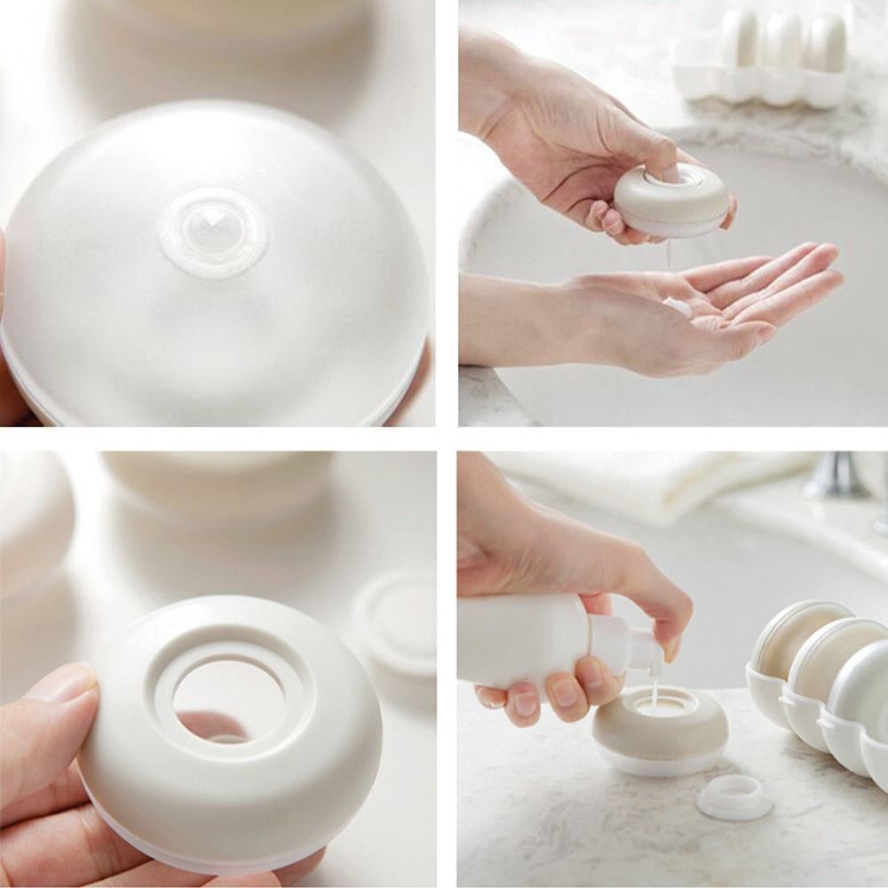 4Pcs/Set Portable Lotion Bottle Empty Lotion Jar Durable Cosmetics Cans ...