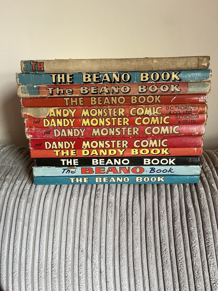 VINTAGE BEANO MAGIC BOOKS AND DANDY MONSTER COMIC BOOKS ORIGINAL 1948 ...