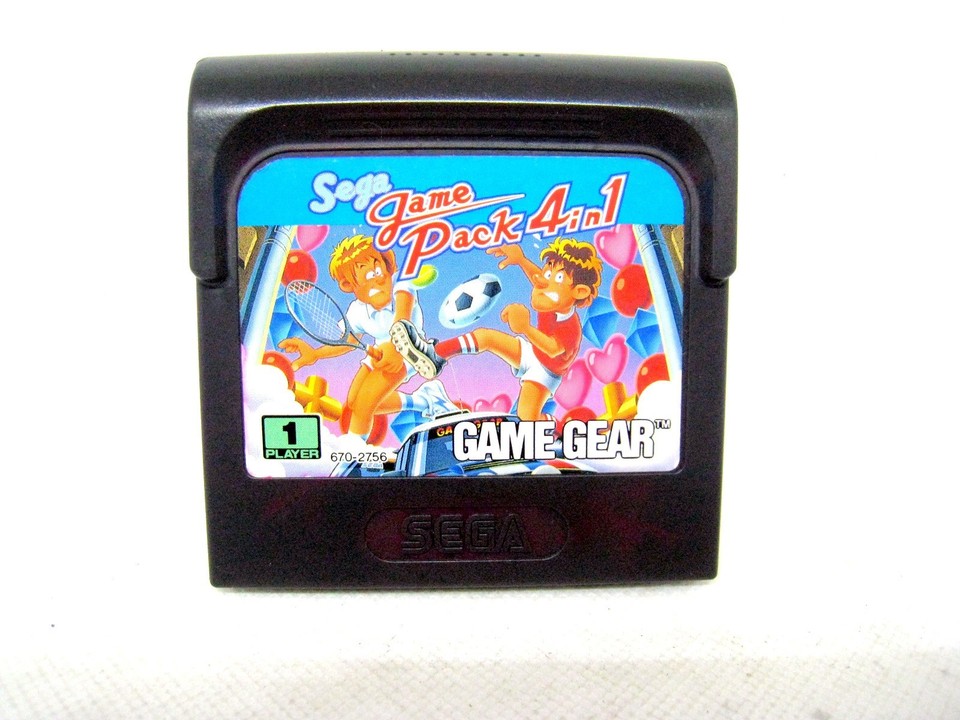 Sega Game Gear Video Game - Sega Game Pack 4 In 1 (1992) PAL | eBay