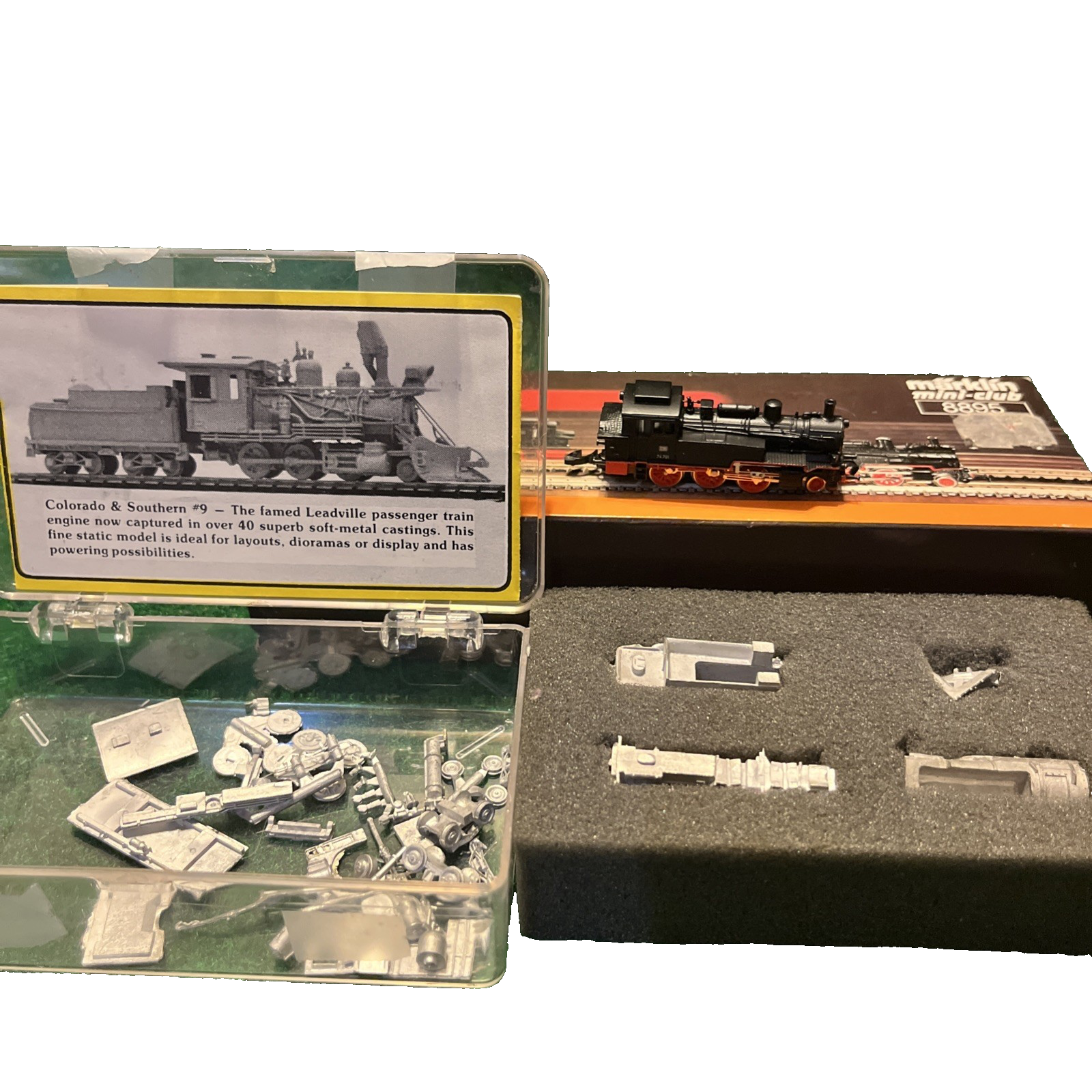 Marklin 2-6-0 #8895 And Gold Rush Models Nn3 Colorado & Southern #9 83 ...