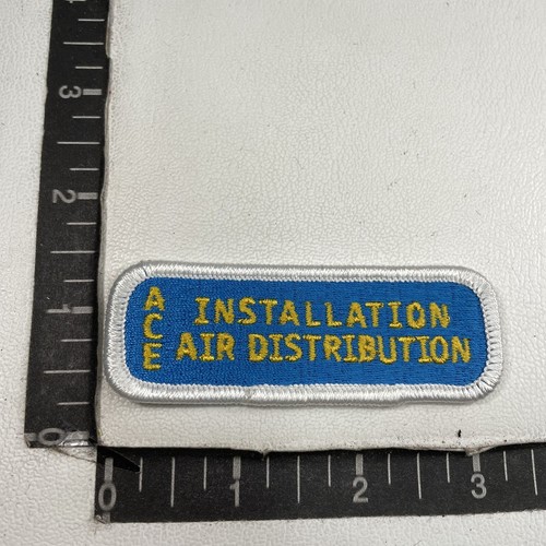 ACE INSTALLATION AIR DISTRIBUTION TECHNICIAN PATCH (HVAC) (Blue) 14EE ...