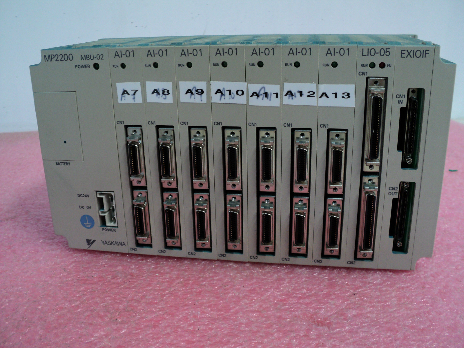 Yaskawa MP2200 MBU-02 JEPMC-BU2210 W/ EXIOIF, LIO-05 ,7X AI-01 | eBay