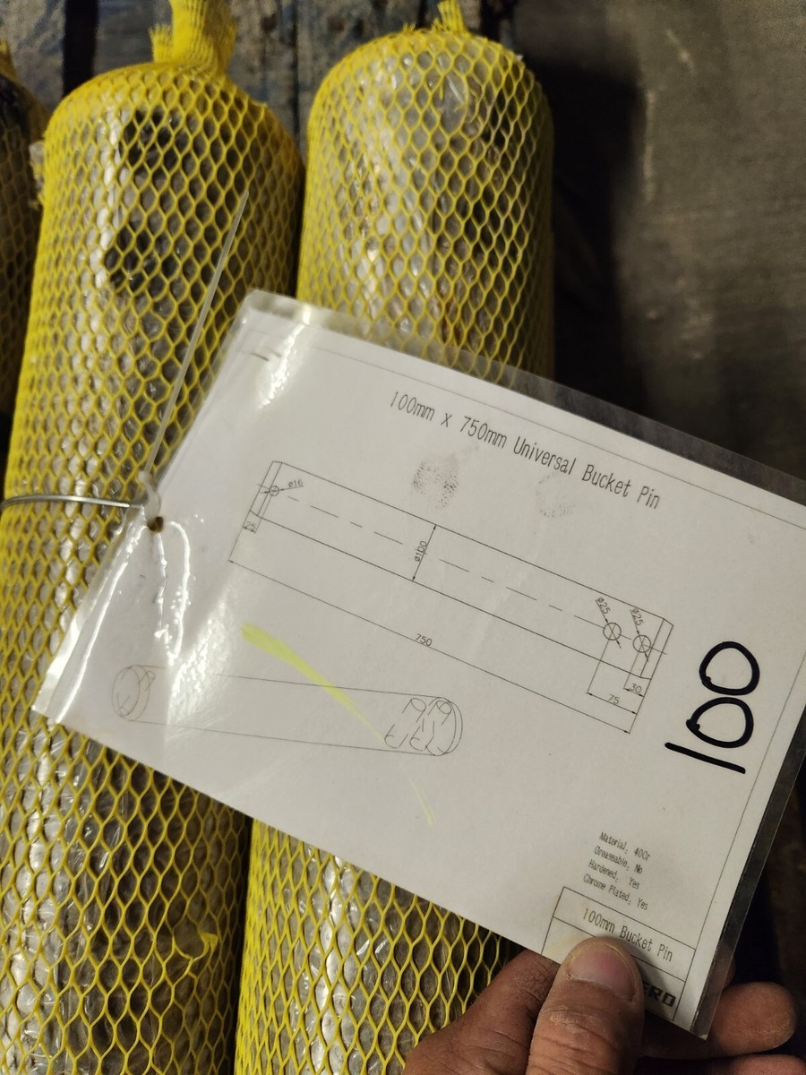 Volvo Excavator Bucket Pin Size Chart