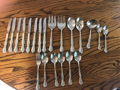 Insico VICTORIAN CHARM 26 Pieces Stainless Steel Flatware | eBay