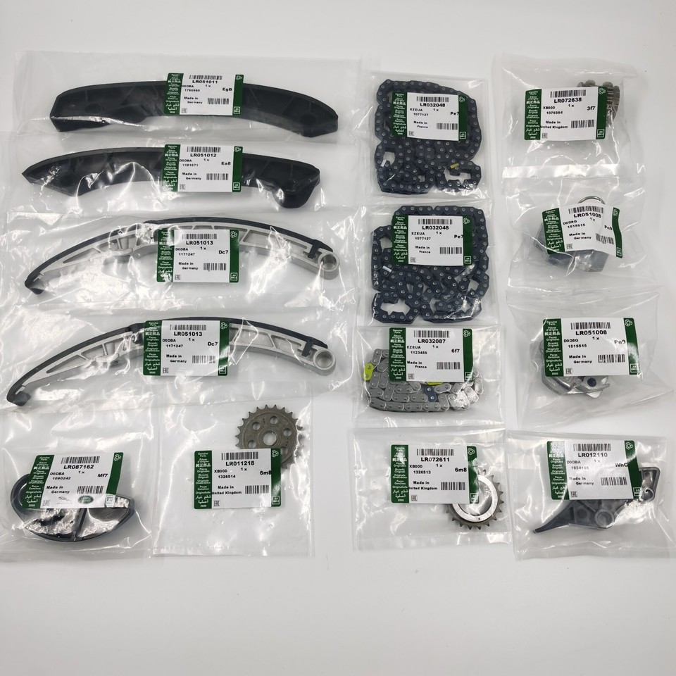 14PC Timing Chain Kit For 10-15 Land Rover LR4 Range Rover 3.0L 5.0L V8 ...