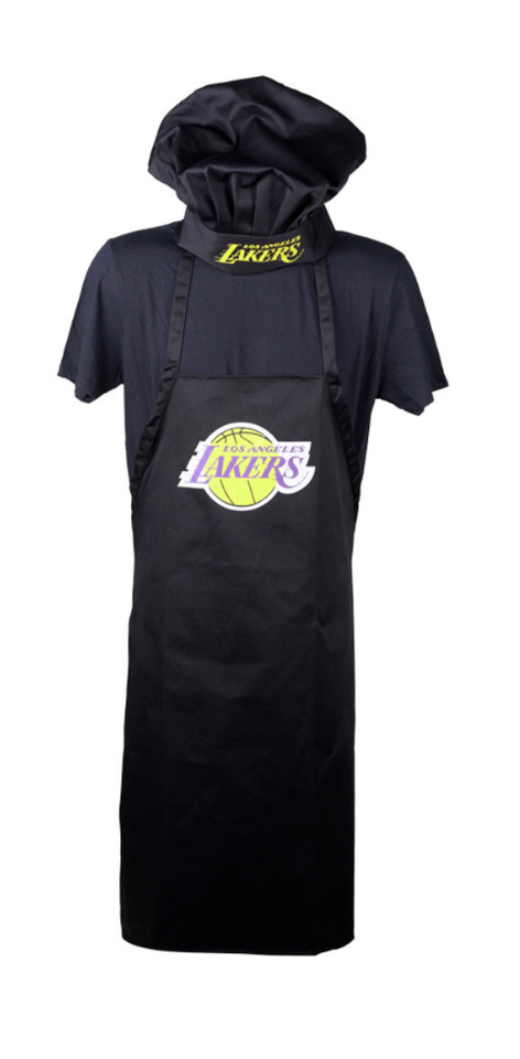 NBA Los Angeles Lakers Barbecue Tailgating Apron & Chef's Hat | eBay