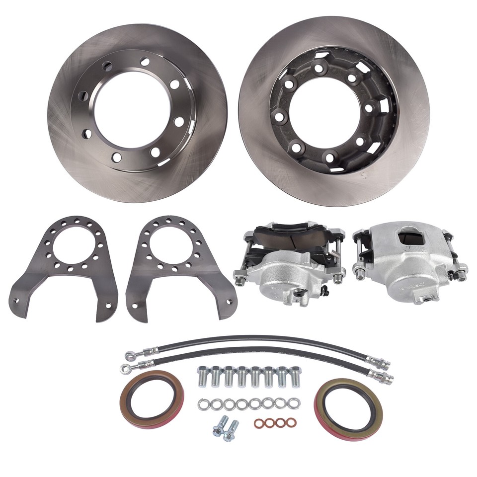 GM 14 Bolt Complete Disc Brake Conversion Kit 10.5 SRW Full Float Disk ...
