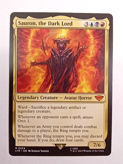 MTG Sauron, the Dark Lord The Lord of the Rings: Tales of Middle-earth ...