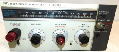 Spectrum Analyzers - Hp Spectrum
