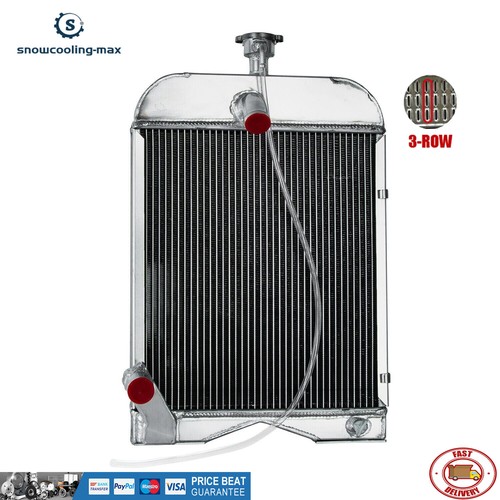 NEW Tractor 3 ROW Aluminum Radiator Fit Ford 8N 9N 2N Models 86551430 ...