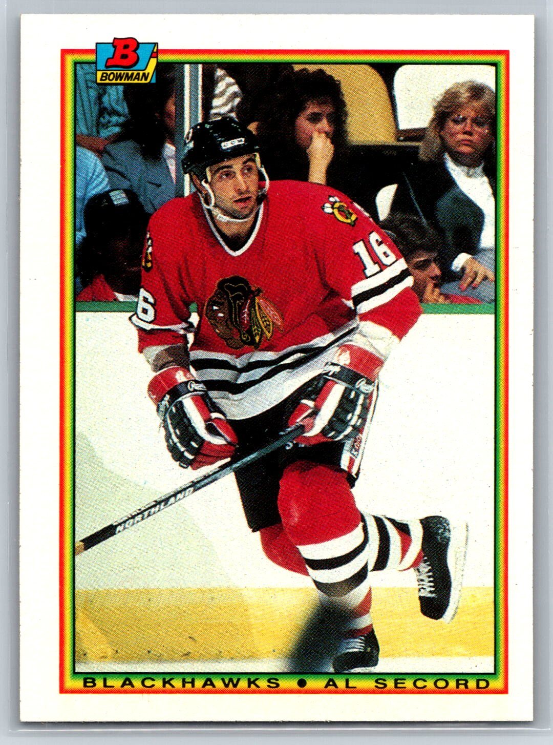 1990-91 Bowman Al Secord Chicago Blackhawks #12 | eBay