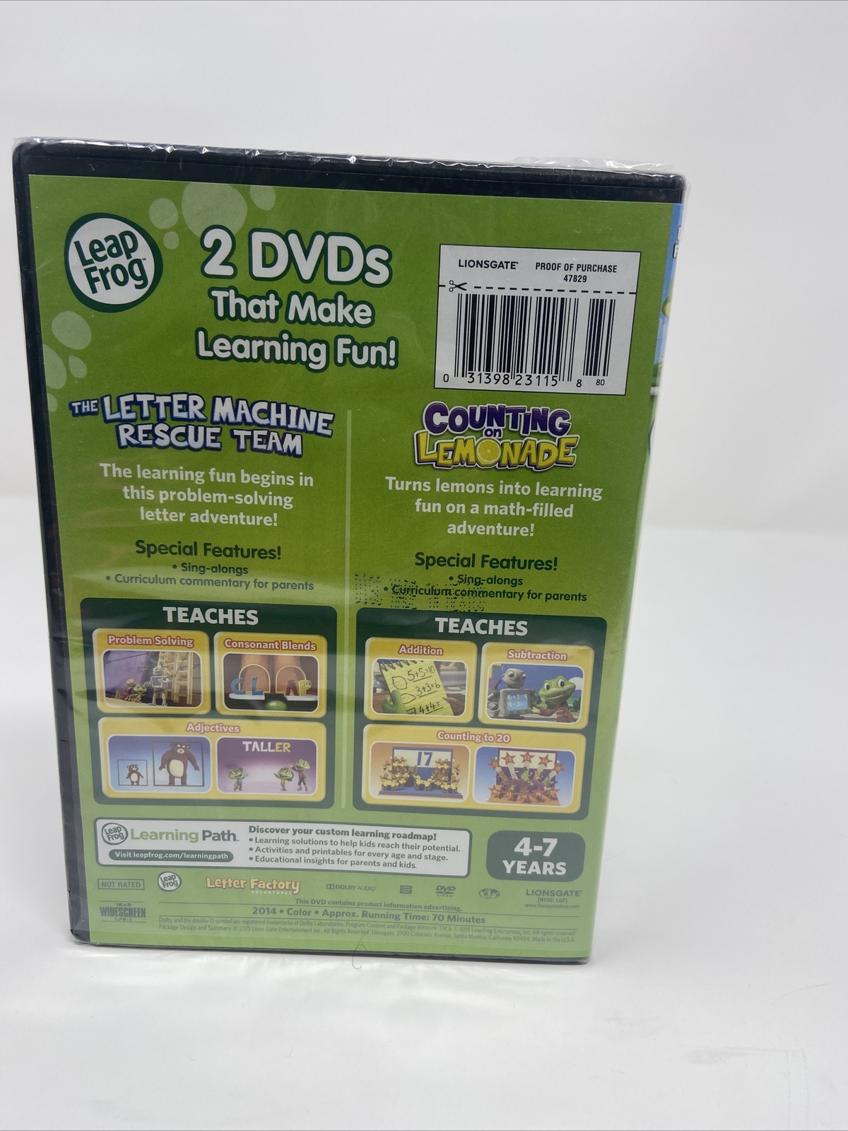 Leapfrog Gift of Learning Kids (DVD) 31398231158| eBay