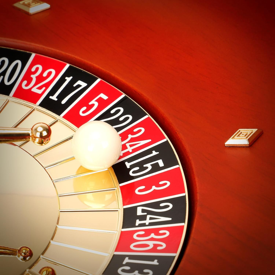 11 inch Wooden Roulette Wheel, Solid Wood Casino Roulette Wheels Set ...