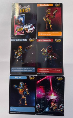 SteamWorld Heist Cards - Super Rare Games (6 Cards in Total); Complete ...