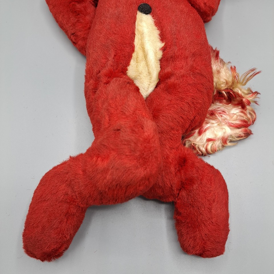 Vintage 1960's Charm Originals Inc Red Fox Plush 16" Kansas City MO USA ...