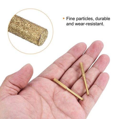 5/32 Inch Diamond Chainsaw Sharpener, 12 Pack Titanium Plating Stone ...