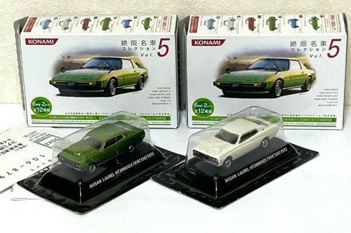 Konami Discontinued Famous Vehicle Collection Vol.5 1/64 Nissan Laurel ...