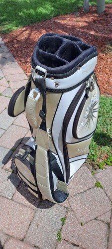 Golf Women's Ladies Cart Bag CALLAWAY SOLAIRE 9 Div Beige Black ...