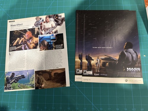 Mass Effect Full Page Magazine Ad | eBay