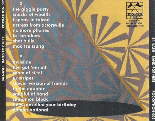84 Nash - Band For Hire (CD, Album) (Very Good Plus (VG+)) - 3672245890 ...