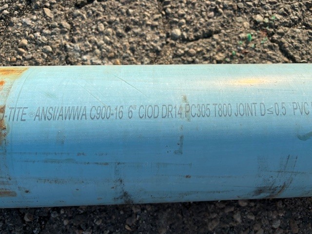 PVC Pipe - 6" x 20' - DR14 - Conduit, Plumbing, Plastic Pipe, Drainage ...