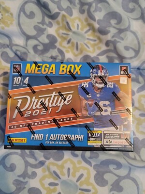 2021 Panini Prestige Football NFL Trading Cards Mega Box 1 Auto + 10 ...