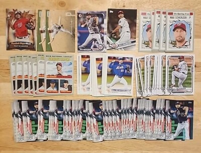 81 Card Max Scherzer Lot!! Topps Bowman Baseball | eBay