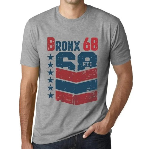 Men's Graphic T-Shirt Bronx 68 68th Birthday Anniversary 68 Year Old ...