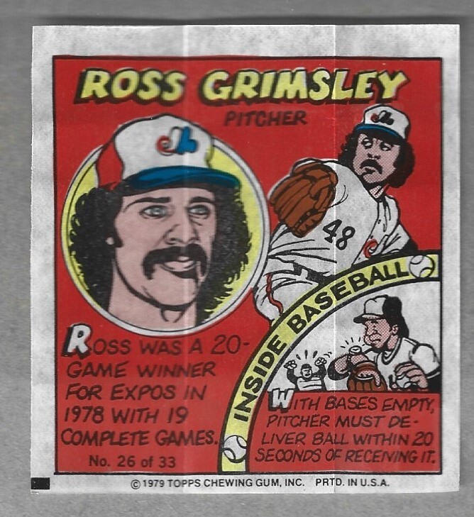 1979 Topps Baseball Comics Singles Complete Your Set Pick From List EXC ...