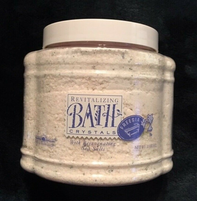 Bath & Body Works Freesia Revitalizing Bath Crystals with Sea Salts 11 ...