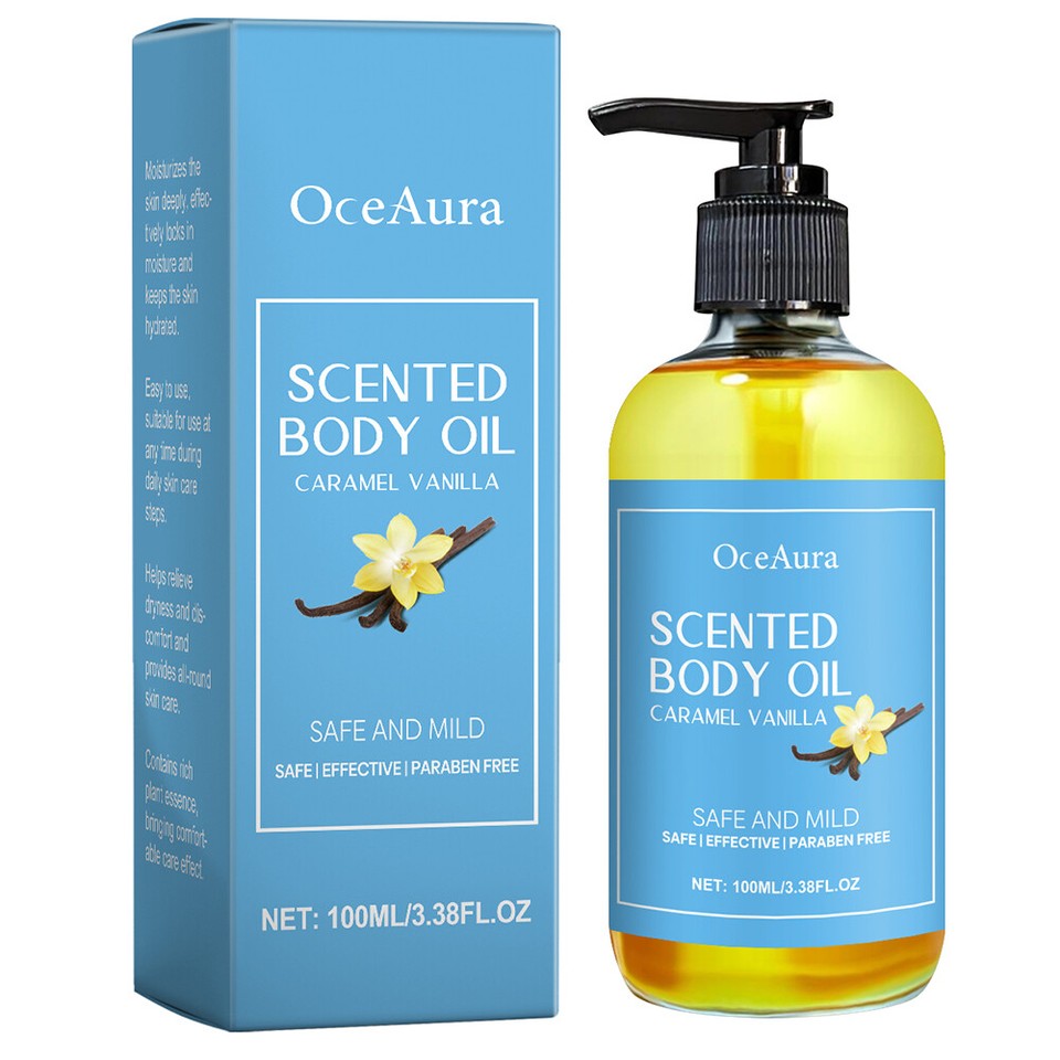 100ml Caramel Vanilla Body Oil Body Massage Oil Scented Body Oil for ...