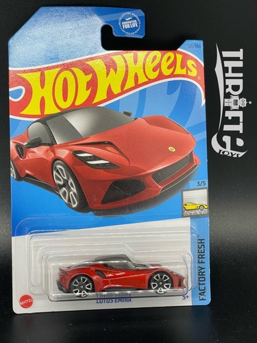 HOT WHEELS HW FACTORY FRESH 3/5 RED LOTUS EMIRA #121 MATTEL B6 | eBay