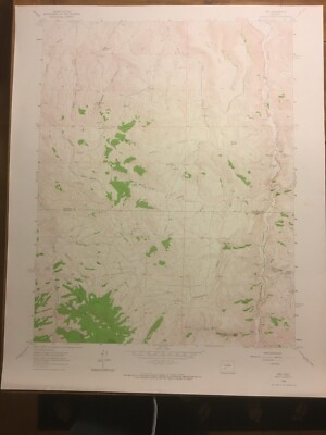 Iris Quadrangle Colorado 1962 Vintage Topographic USGS Map Gunnison ...