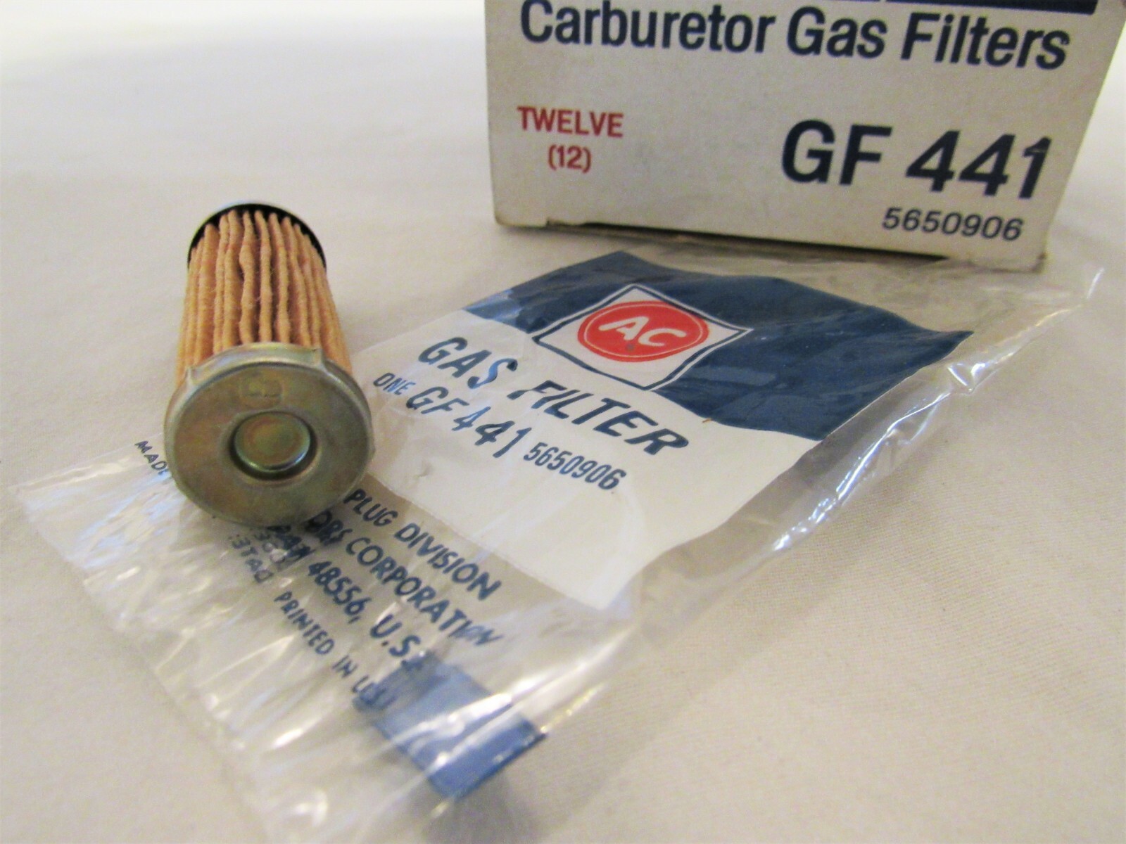 NOS 1968-75 Buick Olds GS 442 88 Rochester 4BC Gas Fuel Filter GM ...