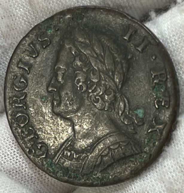 1749 Great Britain Half Penny Coin Better Condition High Value | eBay