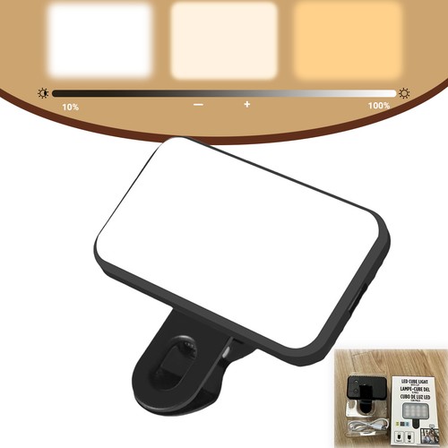 Portable Mini LED Fill Light Mobile Phone Clip-On Selfie Light USB ...